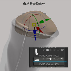 【ZBrush】create shell（中抜き）をつかって浴衣の厚みをつくる｜relaxoblog